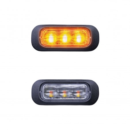 DK STROBE LED ORANGE – Feu Flash | Signalisation 3, 4 ou 6 LEDs