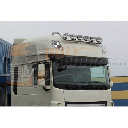 Rampe de toit en inox Super pour DAF XF Super Space Cab