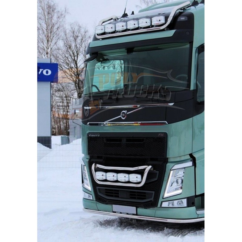 Rampe de toit Max en inox pour Volvo New FH Globe & XL